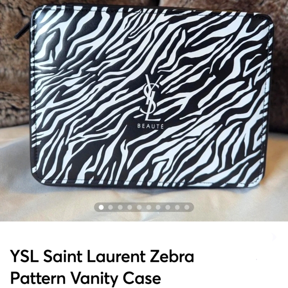 Makeup | Ysl Zebra Pattern Vanity Case | Poshmark